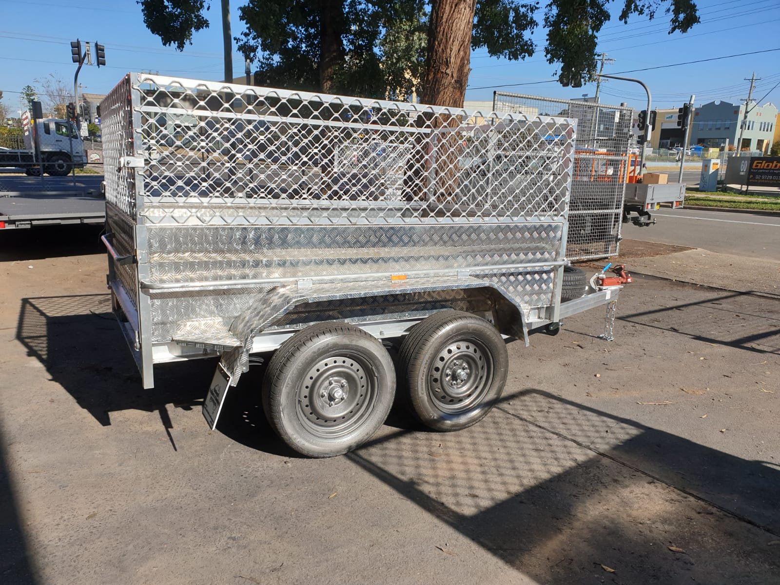 9 X 5 Heavy Duty Tandem Aluminium Box Trailer