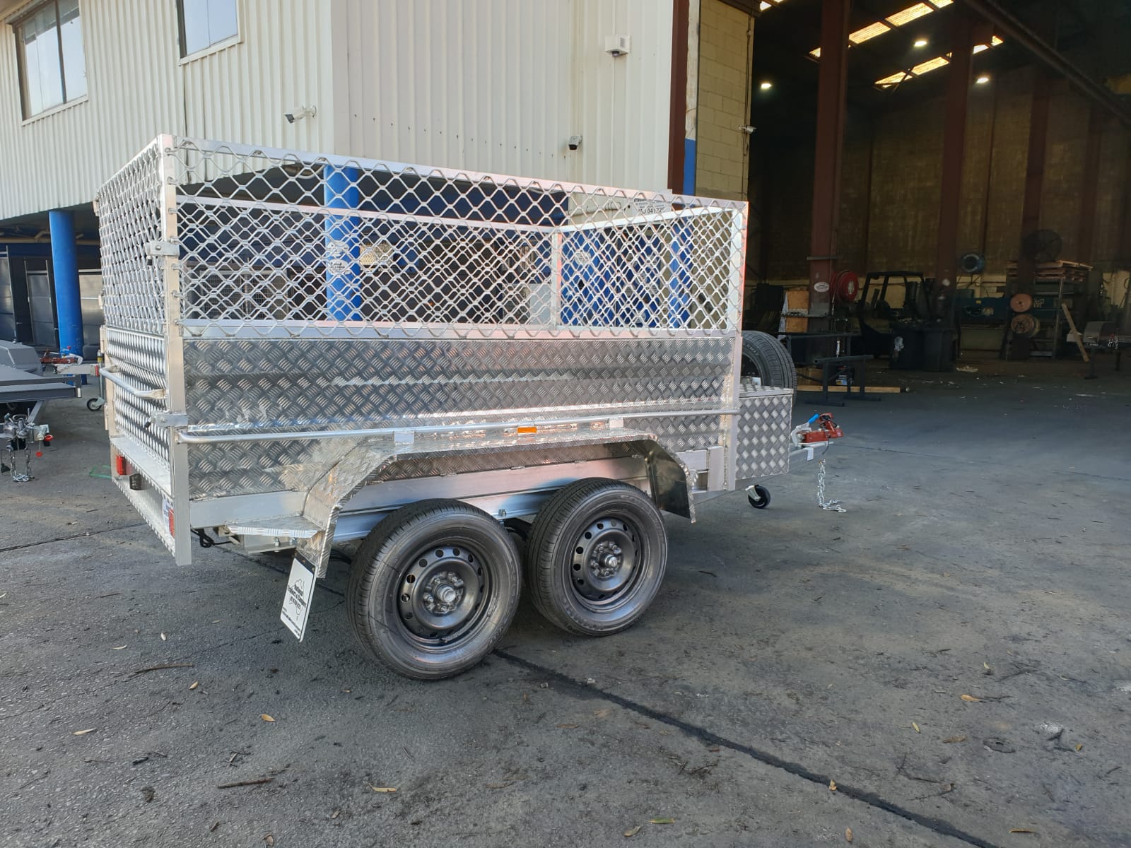 8 X 5 Heavy Duty Tandem Aluminium Box Trailer