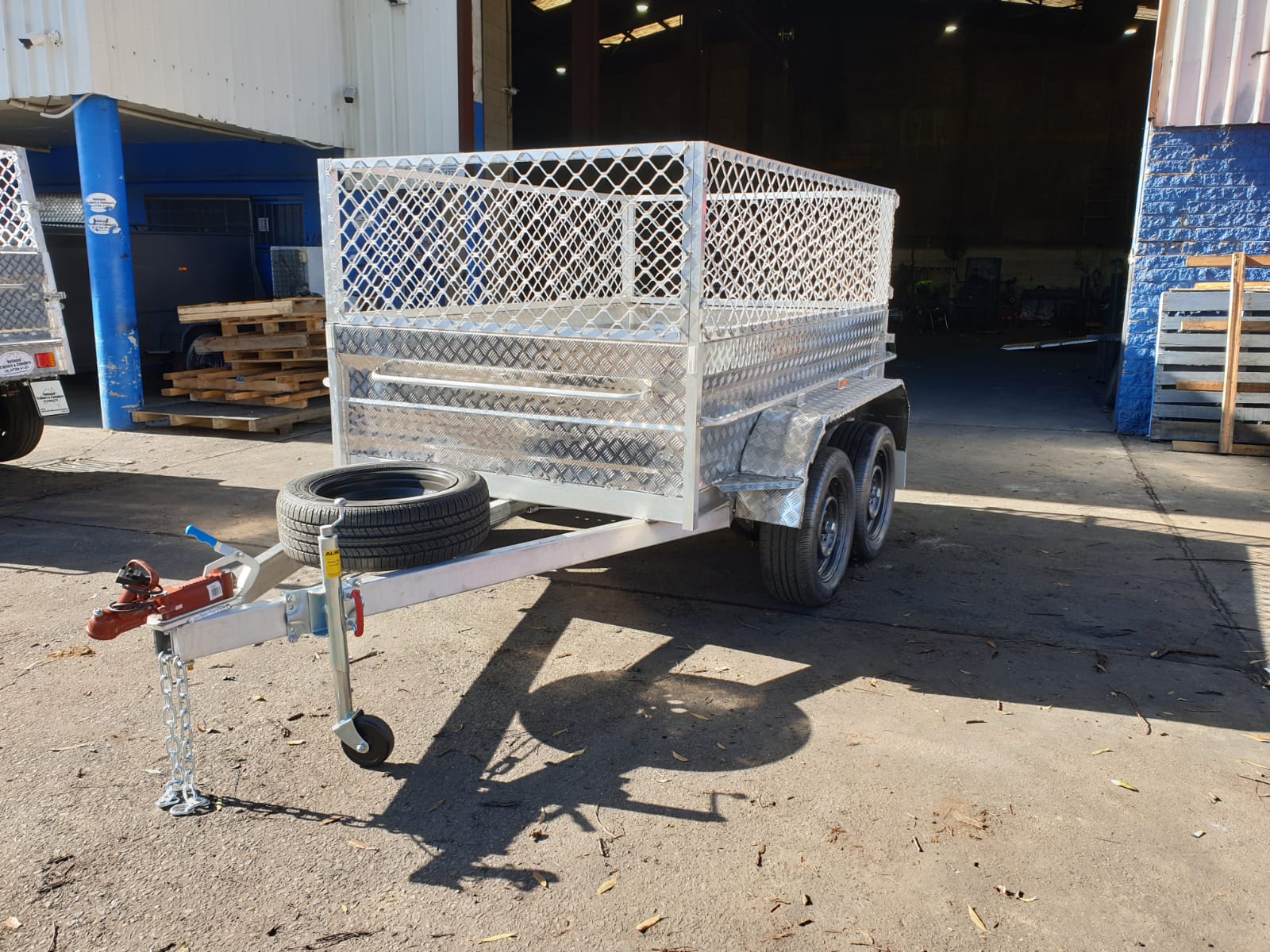 8 X 5 Heavy Duty Tandem Aluminium Box Trailer