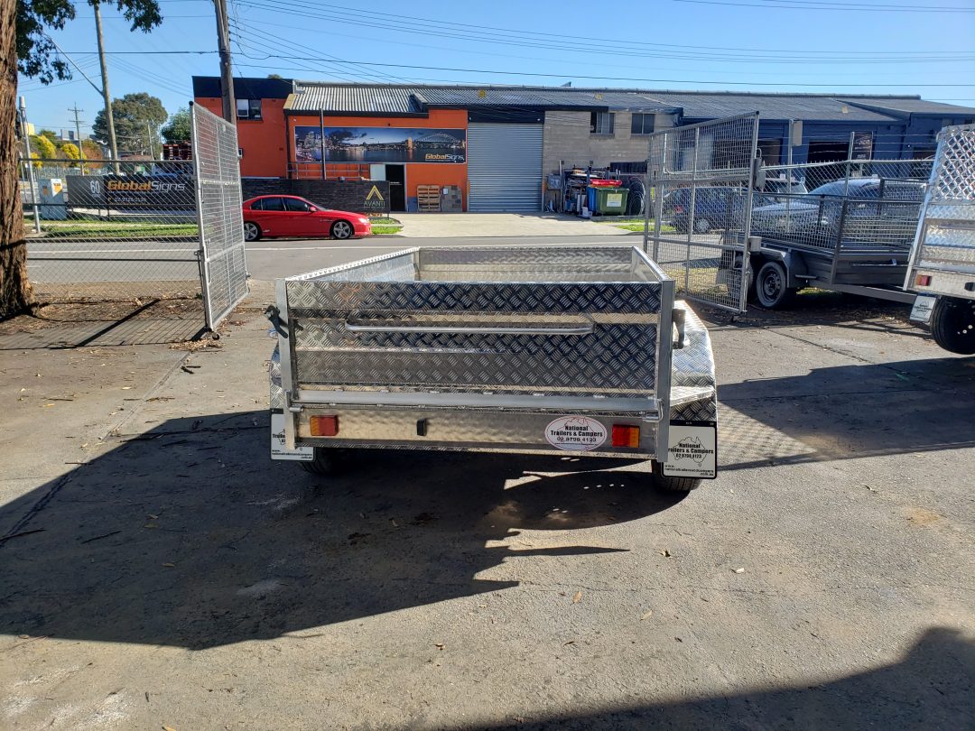 8 X 5 Heavy Duty Tandem Aluminium Box Trailer