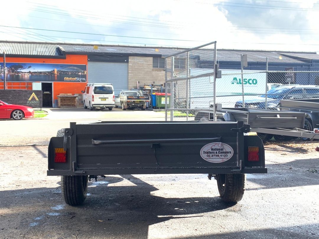 8 X 4 Heavy Duty Steel Box Trailer