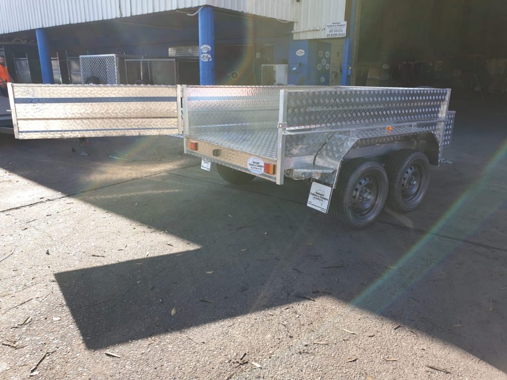 10 X 5 Heavy Duty Aluminium Hydraulic Tipper Trailer