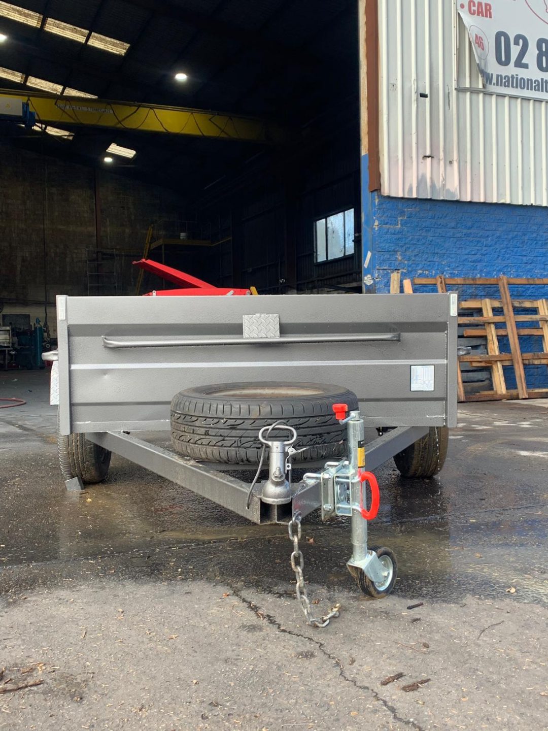 8 X 5 Heavy Duty Steel Box Trailer