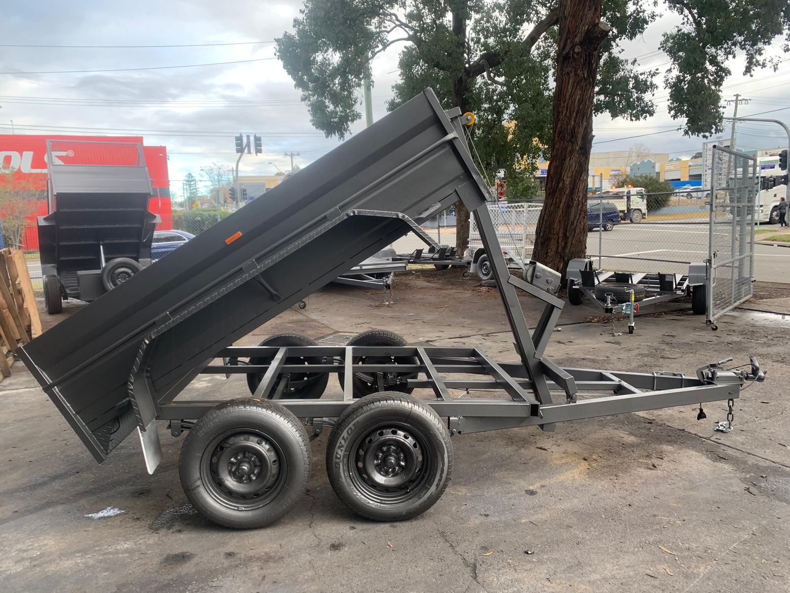 8×5 Heavy Duty Tandem Winch Tipper - National Trailers & Campers